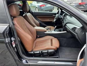 Black BMW 218 2015 in Vilnius, with an engine capacity of 2.00 L and mileage of 179 thousand km for 12250 €, photo 6 on AUTOMOTO.COM.LV