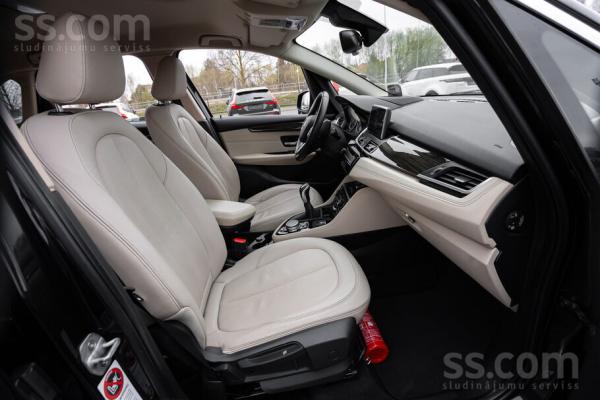 Black BMW 218 2014 in Jelgava, with an engine capacity of 2.00 L and mileage of 0 thousand km for 7950 €, photo 8 on AUTOMOTO.COM.LV