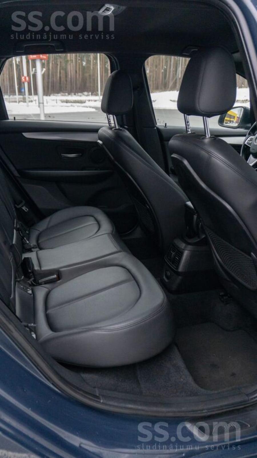 Black BMW 218 2015 in Riga, with an engine capacity of 2.00 L and mileage of 254 thousand km for 8990 €, photo 30 on AUTOMOTO.COM.LV