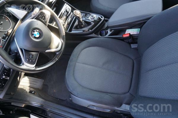 Melns BMW 218 2015 Bauska, ar dzinēja tilpumu 1.60 L un nobraukumu 260 tūkst. km par 9300 €, foto 10 vietnē AUTOMOTO.COM.LV