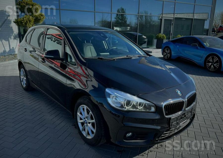 Melns BMW 218 2015 Telšiai, ar dzinēja tilpumu 2.00 L un nobraukumu 244 tūkst. km par 7999 €, foto 1 vietnē AUTOMOTO.COM.LV