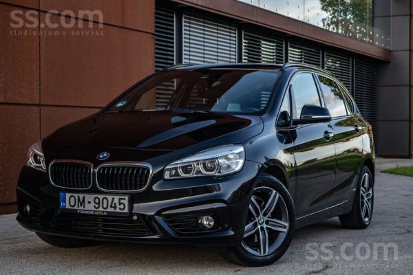 Black BMW 218 2015 in Tukums, with an engine capacity of 2.00 L and mileage of 179 thousand km for 9990 €, photo 2 on AUTOMOTO.COM.LV