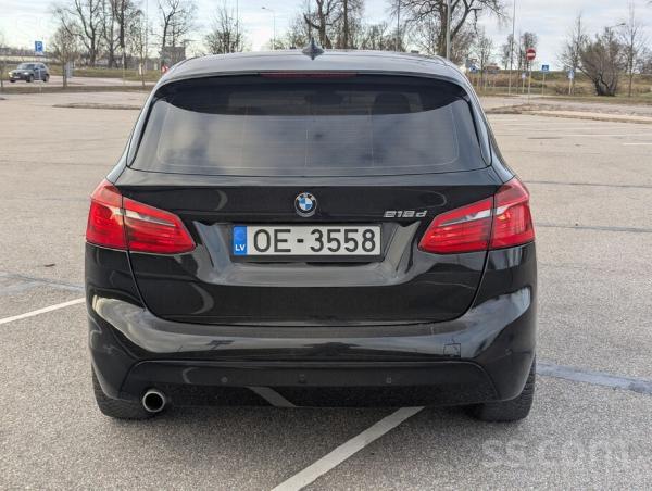 Melns BMW 218 2016 Daugavpils, ar dzinēja tilpumu 2.00 L un nobraukumu 250 tūkst. km par 9300 €, foto 5 vietnē AUTOMOTO.COM.LV