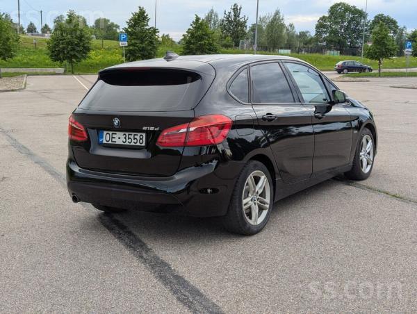Black BMW 218 2016 in Daugavpils, with an engine capacity of 2.00 L and mileage of 258 thousand km for 8400 €, photo 3 on AUTOMOTO.COM.LV
