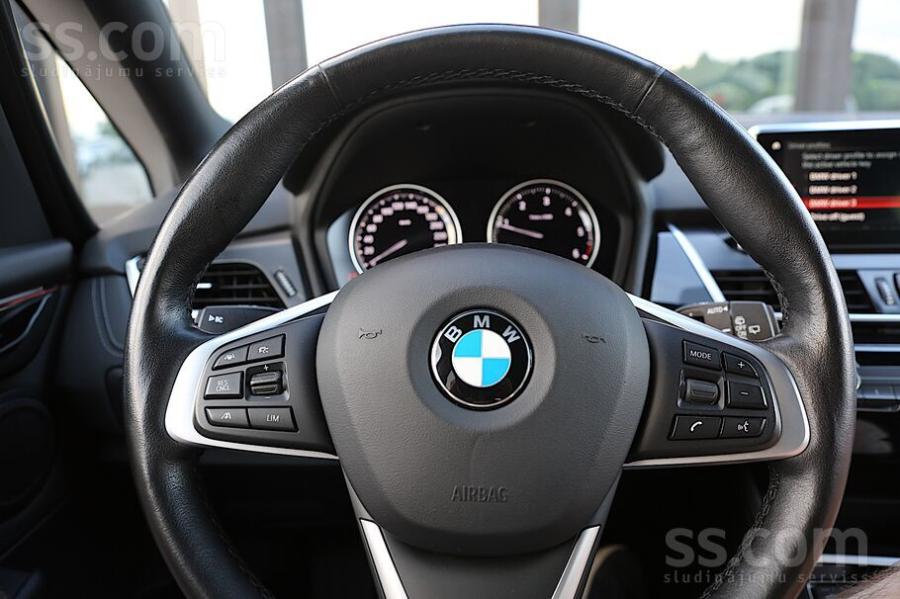 Black BMW 218 2019 in Tukums, with an engine capacity of 2.00 L and mileage of 188 thousand km for 12390 €, photo 14 on AUTOMOTO.COM.LV