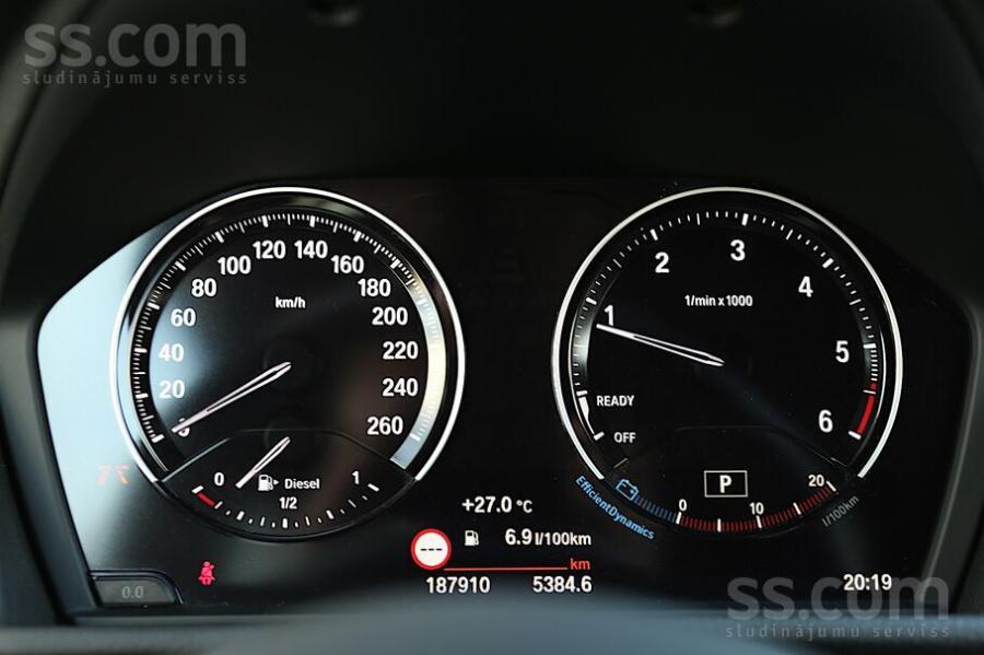 Black BMW 218 2019 in Tukums, with an engine capacity of 2.00 L and mileage of 188 thousand km for 12390 €, photo 16 on AUTOMOTO.COM.LV