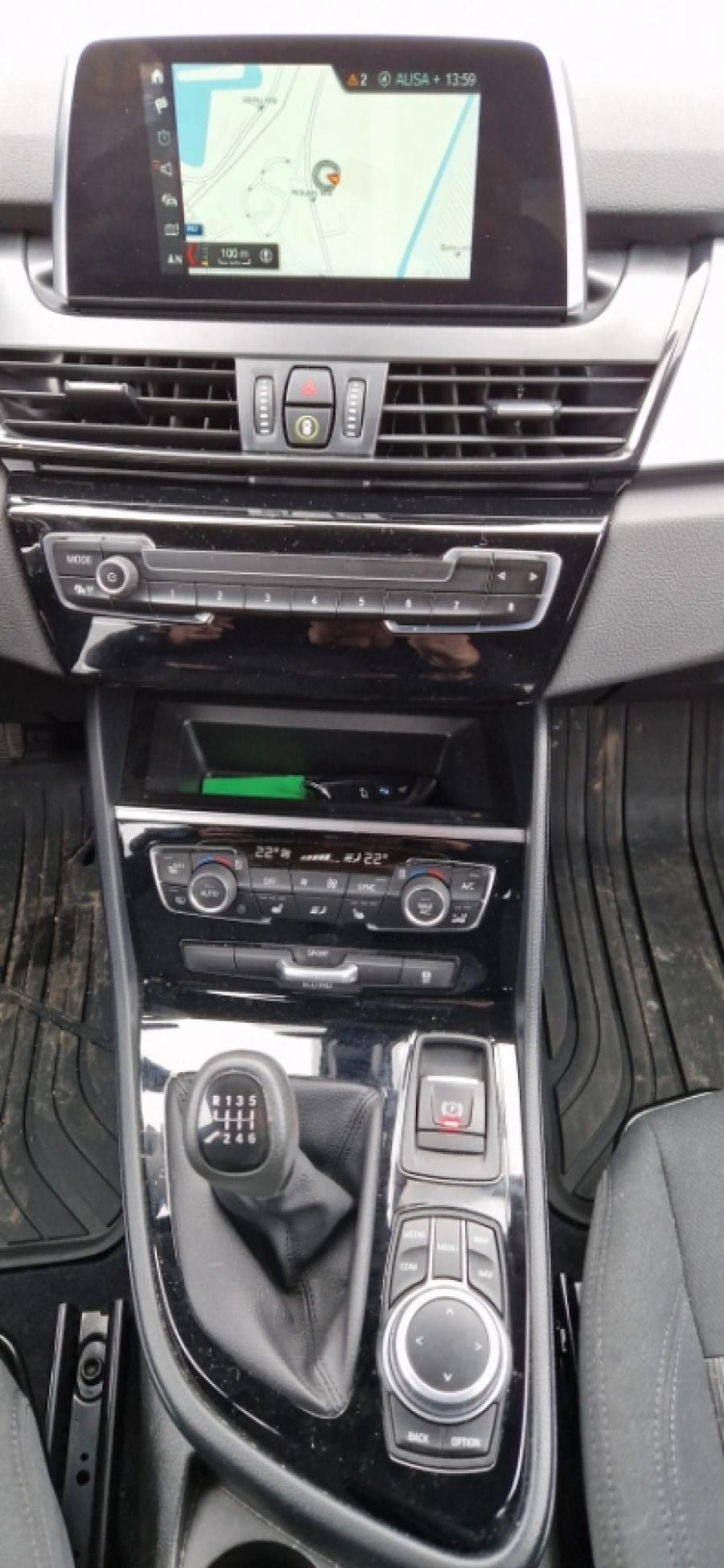 Black BMW 218 2019 in Riga, with an engine capacity of 1.50 L and mileage of 47 thousand km for 13750 €, photo 14 on AUTOMOTO.COM.LV
