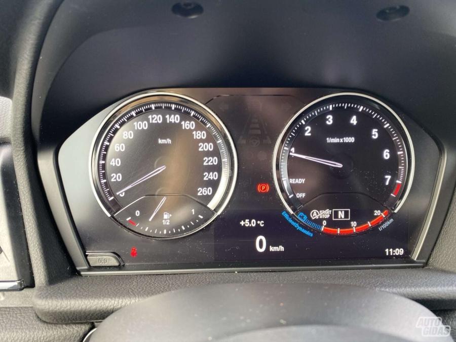 Black BMW 218 2021 in Kaunas, with an engine capacity of 1.50 L and mileage of 38 thousand km for 22546 €, photo 12 on AUTOMOTO.COM.LV