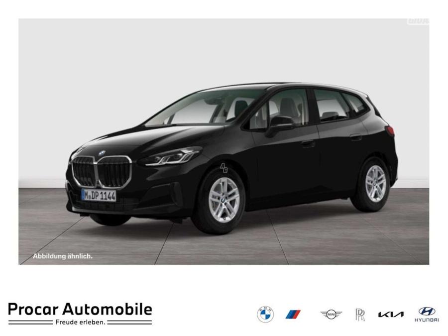 Black BMW 218 2022 in Kaunas, with an engine capacity of 2.00 L and mileage of 46 thousand km for 30988 €, photo 1 on AUTOMOTO.COM.LV