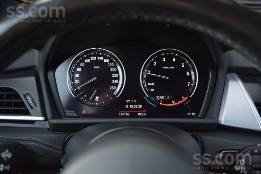 Black BMW 218 2022 in Riga, with an engine capacity of 1.50 L and mileage of 146 thousand km for 15900 €, photo 12 on AUTOMOTO.COM.LV