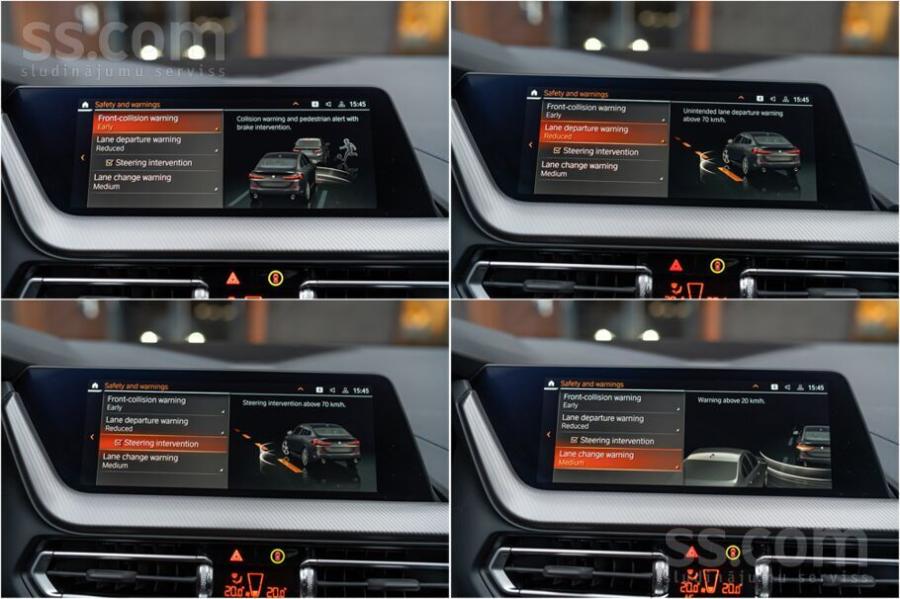 Black BMW 218 2024 in Riga, with an engine capacity of 1.50 L and mileage of 33 thousand km for 27990 €, photo 32 on AUTOMOTO.COM.LV