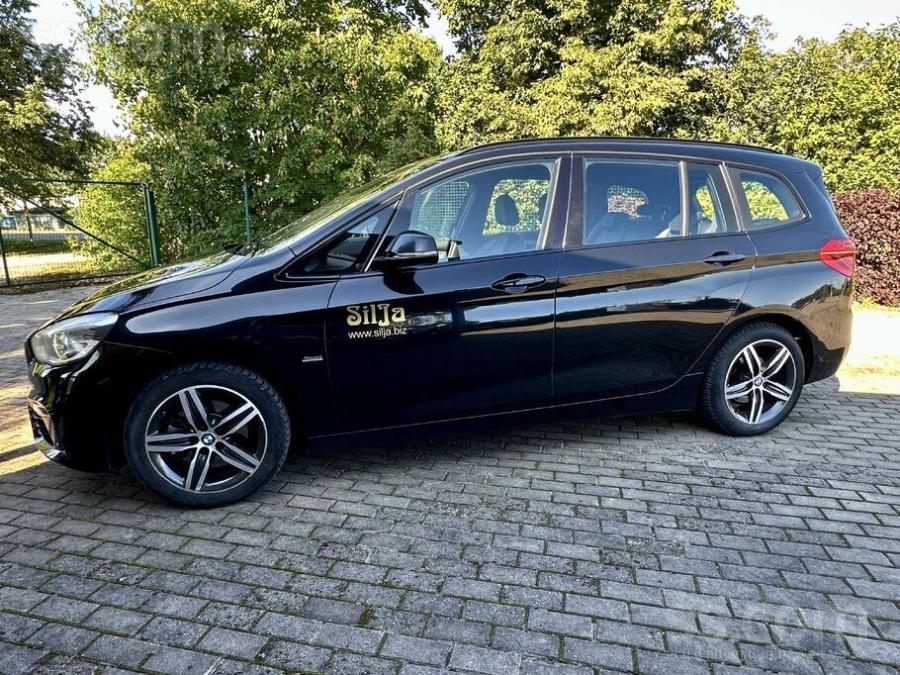 Black BMW 218 2018 in Riga, with an engine capacity of 2.00 L and mileage of 231 thousand km for 13500 €, photo 4 on AUTOMOTO.COM.LV