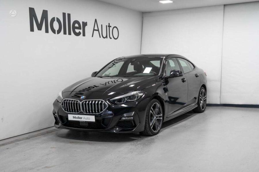Black BMW 218 2022 in Vilnius, with an engine capacity of 2.00 L and mileage of 81 thousand km for 22900 €, photo 1 on AUTOMOTO.COM.LV