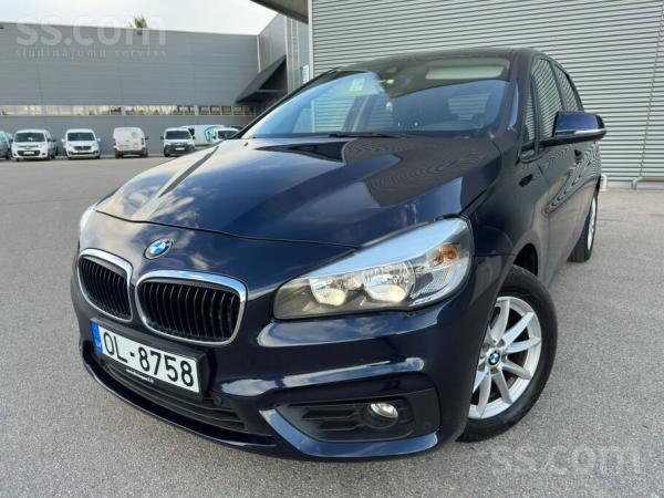 Blue BMW 218 2017 in Riga, with an engine capacity of 2.00 L and mileage of 0 thousand km for 6700 €, photo 1 on AUTOMOTO.COM.LV