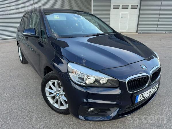 Blue BMW 218 2017 in Riga, with an engine capacity of 2.00 L and mileage of 0 thousand km for 6700 €, photo 2 on AUTOMOTO.COM.LV
