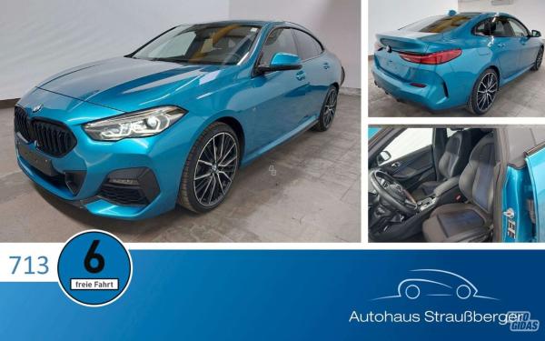 Blue BMW 218 2024 in Kaunas, with an engine capacity of 1.50 L and mileage of 42 thousand km for 29857 €, photo 1 on AUTOMOTO.COM.LV