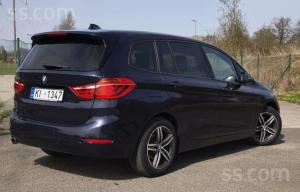 Blue BMW 218 2017 in Riga, with an engine capacity of 2.00 L and mileage of 239 thousand km for 8600 €, photo 5 on AUTOMOTO.COM.LV