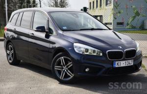 Blue BMW 218 2017 in Riga, with an engine capacity of 2.00 L and mileage of 239 thousand km for 8600 €, photo  on AUTOMOTO.COM.LV
