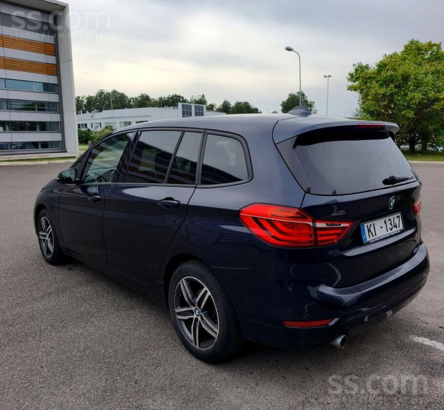 Blue BMW 218 2017 in Riga, with an engine capacity of 2.00 L and mileage of 247 thousand km for 8490 €, photo 5 on AUTOMOTO.COM.LV