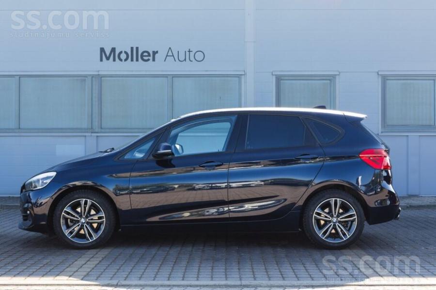 Blue BMW 218 2020 in Ventspils, with an engine capacity of 1.50 L and mileage of 140 thousand km for 15700 €, photo 3 on AUTOMOTO.COM.LV