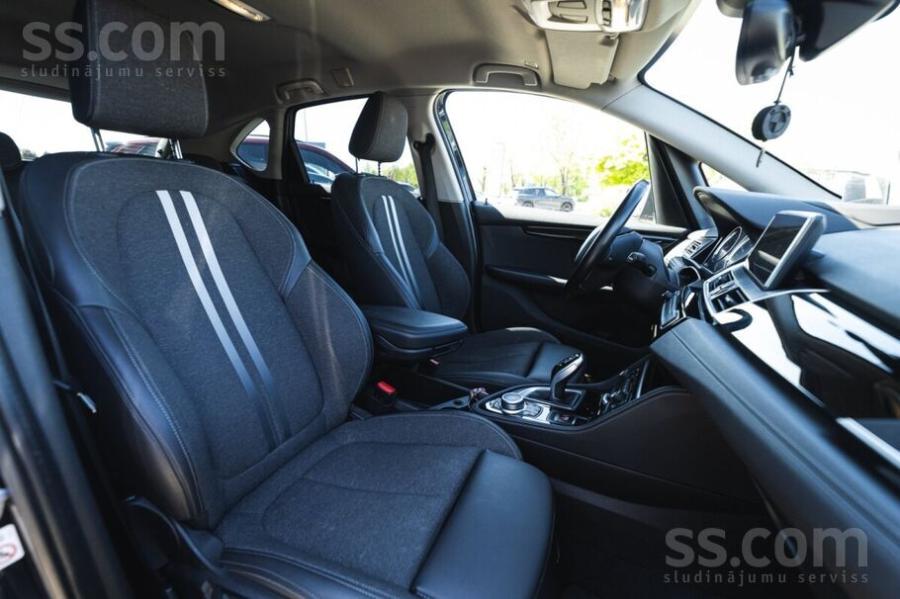 Blue BMW 218 2020 in Ventspils, with an engine capacity of 1.50 L and mileage of 140 thousand km for 15700 €, photo 14 on AUTOMOTO.COM.LV