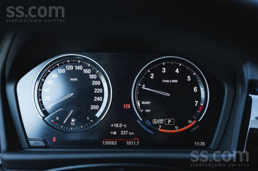Blue BMW 218 2020 in Ventspils, with an engine capacity of 1.50 L and mileage of 140 thousand km for 15700 €, photo 16 on AUTOMOTO.COM.LV