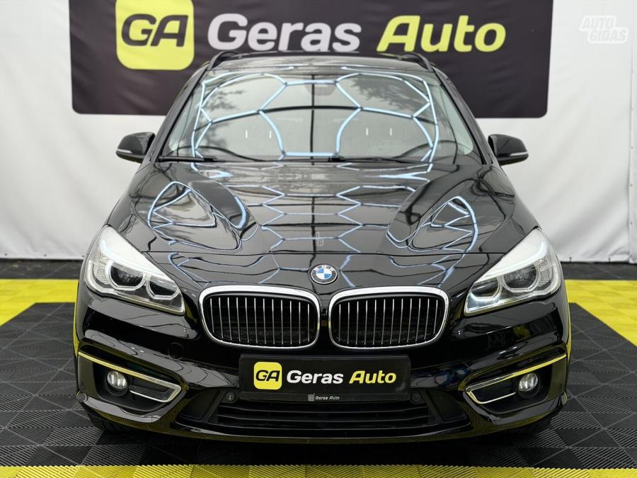 Melns BMW 218 Gran Tourer 2016 Avižieniai, ar dzinēja tilpumu 2.00 L un nobraukumu 270 tūkst. km par 9550 €, foto 3 vietnē AUTOMOTO.COM.LV