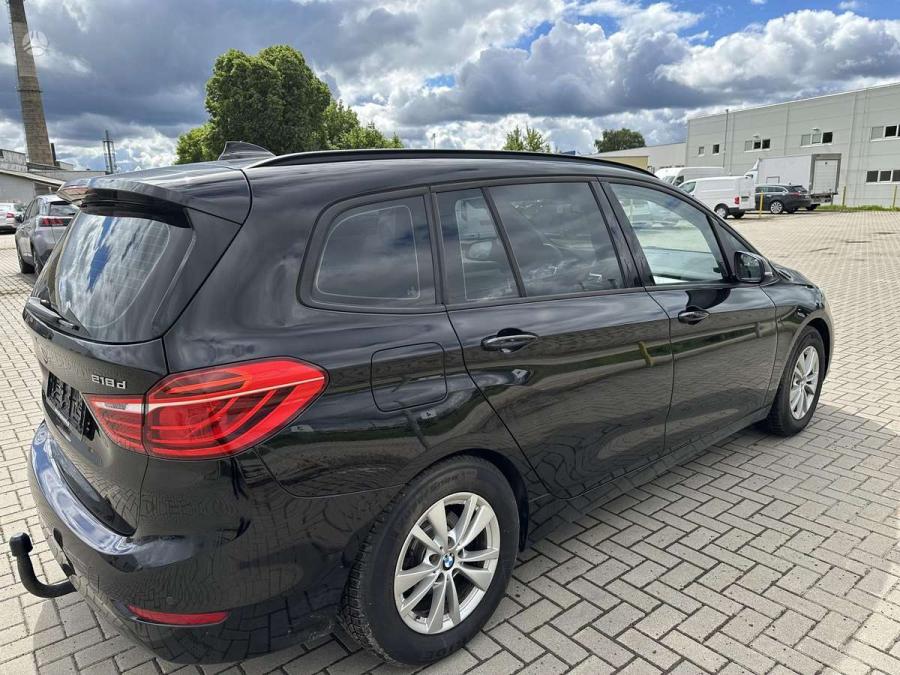 Melns BMW 218 Gran Tourer 2015 Tauragė, ar dzinēja tilpumu 2.00 L un nobraukumu 318 tūkst. km par 6250 €, foto 5 vietnē AUTOMOTO.COM.LV