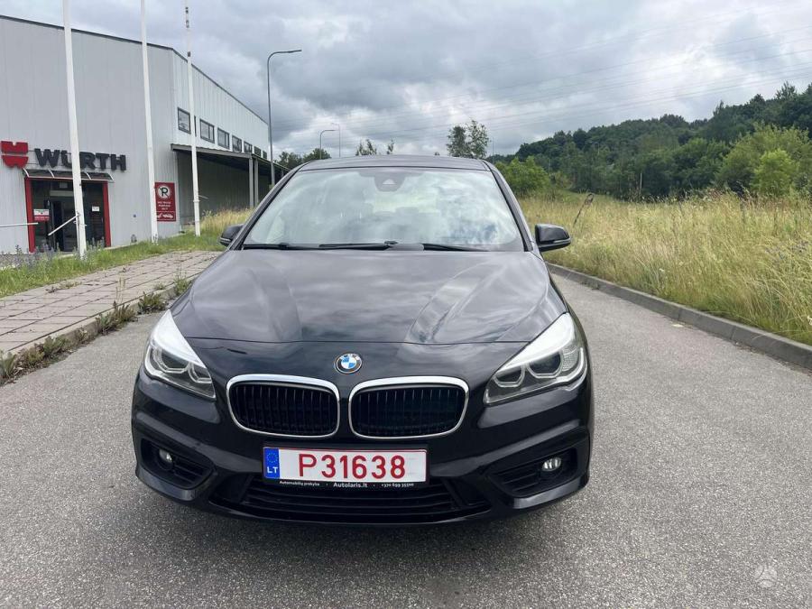 Черный БМВ 218 Gran Tourer 2015 в Вильнюс, объемом двигателя 1.50 л и пробегом 191 тыс. км за 10750 €, фото 3 на AUTOMOTO.COM.LV