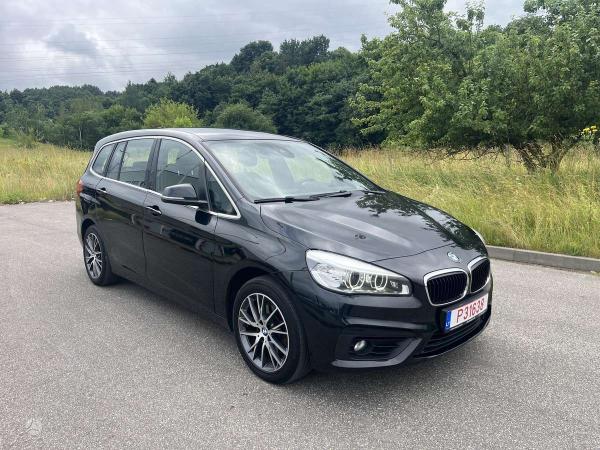 Melns BMW 218 Gran Tourer 2015 Viļņa, ar dzinēja tilpumu 1.50 L un nobraukumu 191 tūkst. km par 10750 €, foto 3 vietnē AUTOMOTO.COM.LV