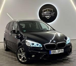 Black BMW 218 Gran Tourer 2015 in Marijampole, with an engine capacity of 2.00 L and mileage of 300 thousand km for 9450 €, photo  on AUTOMOTO.COM.LV