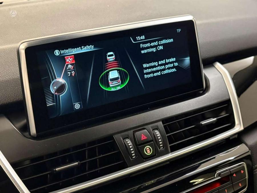 Black BMW 218 Gran Tourer 2015 in Marijampole, with an engine capacity of 2.00 L and mileage of 300 thousand km for 9450 €, photo 6 on AUTOMOTO.COM.LV
