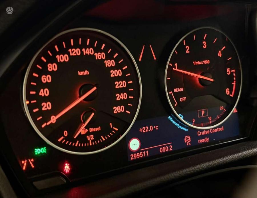 Black BMW 218 Gran Tourer 2015 in Marijampole, with an engine capacity of 2.00 L and mileage of 300 thousand km for 9450 €, photo 12 on AUTOMOTO.COM.LV