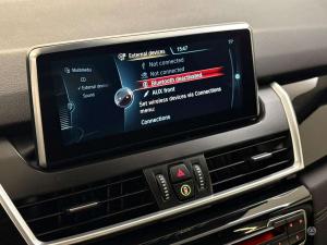 Black BMW 218 Gran Tourer 2015 in Marijampole, with an engine capacity of 2.00 L and mileage of 300 thousand km for 9450 €, photo 14 on AUTOMOTO.COM.LV