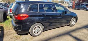 Black BMW 218 Gran Tourer 2016 in Marijampole, with an engine capacity of 2.00 L and mileage of 261 thousand km for 4099 €, photo 4 on AUTOMOTO.COM.LV