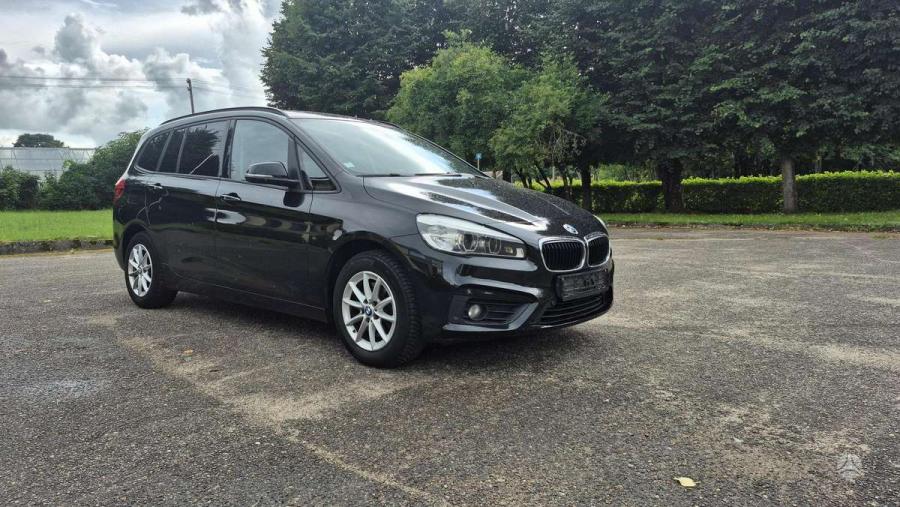 Melns BMW 218 Gran Tourer 2016 Šilutė, ar dzinēja tilpumu 1.80 L un nobraukumu 176 tūkst. km par 5999 €, foto 1 vietnē AUTOMOTO.COM.LV