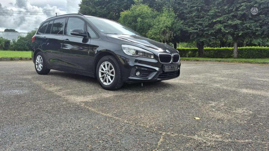Черный БМВ 218 Gran Tourer 2016 в Шилуте, объемом двигателя 1.50 л и пробегом 178 тыс. км за 5999 €, фото 1 на AUTOMOTO.COM.LV