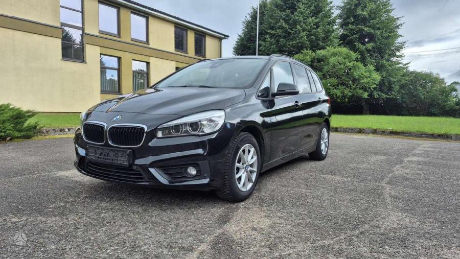 Черный БМВ 218 Gran Tourer 2016 в Шилуте, объемом двигателя 1.50 л и пробегом 178 тыс. км за 5999 €, фото 3 на AUTOMOTO.COM.LV
