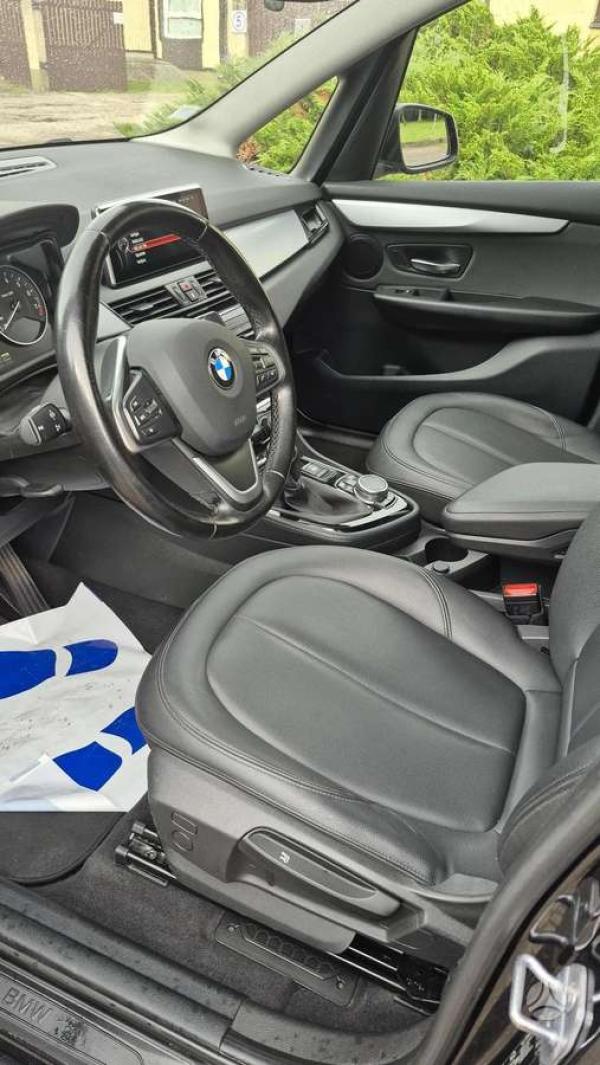 Melns BMW 218 Gran Tourer 2016 Šilutė, ar dzinēja tilpumu 1.50 L un nobraukumu 178 tūkst. km par 5999 €, foto 8 vietnē AUTOMOTO.COM.LV