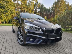 Melns BMW 218 Gran Tourer 2016 Ukmergė, ar dzinēja tilpumu 2.00 L un nobraukumu 203 tūkst. km par 7100 €, foto  vietnē AUTOMOTO.COM.LV