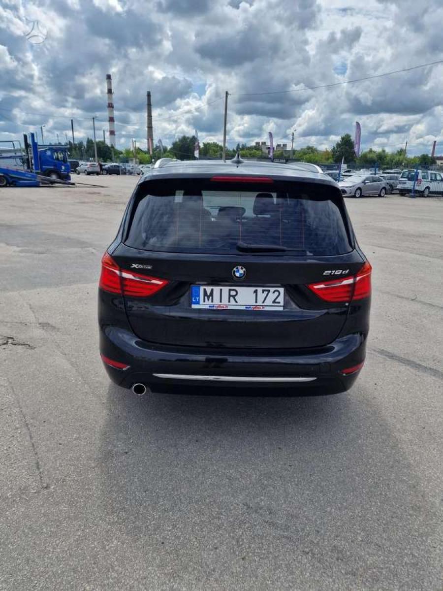 Черный БМВ 218 Gran Tourer 2017 в Паневежис, объемом двигателя 2.00 л и пробегом 195 тыс. км за 8000 €, фото 5 на AUTOMOTO.COM.LV