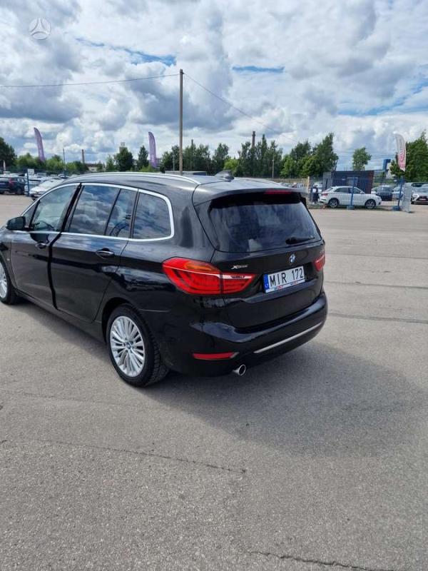 Black BMW 218 Gran Tourer 2017 in Panevezys, with an engine capacity of 2.00 L and mileage of 195 thousand km for 8000 €, photo 5 on AUTOMOTO.COM.LV