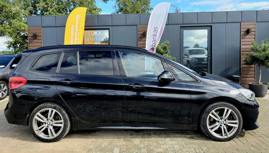Черный БМВ 218 Gran Tourer 2021 в Таураге, объемом двигателя 2.00 л и пробегом 312 тыс. км за 13500 €, фото 7 на AUTOMOTO.COM.LV