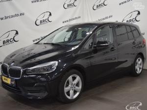 Black BMW 218 Gran Tourer 2022 in Riga, with an engine capacity of 2.00 L and mileage of 96 thousand km for 16900 €, photo  on AUTOMOTO.COM.LV