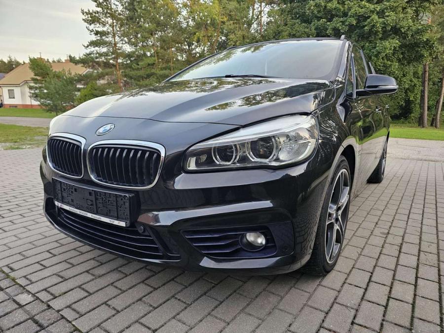 Черный БМВ 218 Gran Tourer 2016 в Укмерге, объемом двигателя 2.00 л и пробегом 203 тыс. км за 7500 €, фото 14 на AUTOMOTO.COM.LV