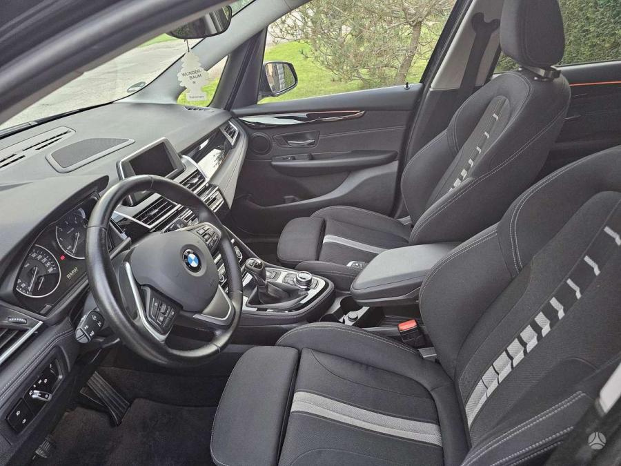 Черный БМВ 218 Gran Tourer 2016 в Укмерге, объемом двигателя 2.00 л и пробегом 203 тыс. км за 7500 €, фото 15 на AUTOMOTO.COM.LV