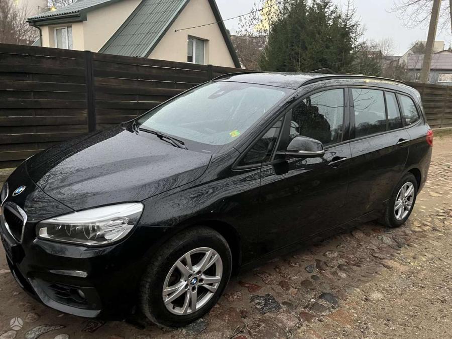 Melns BMW 218 Gran Tourer 2017 Klaipėda, ar dzinēja tilpumu 2.00 L un nobraukumu 287 tūkst. km par 7800 €, foto 5 vietnē AUTOMOTO.COM.LV