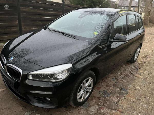 Black BMW 218 Gran Tourer 2017 in Klaipeda, with an engine capacity of 2.00 L and mileage of 287 thousand km for 7800 €, photo 7 on AUTOMOTO.COM.LV
