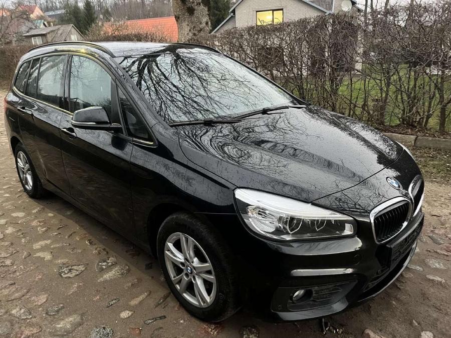 Melns BMW 218 Gran Tourer 2017 Klaipėda, ar dzinēja tilpumu 2.00 L un nobraukumu 287 tūkst. km par 7800 €, foto 13 vietnē AUTOMOTO.COM.LV