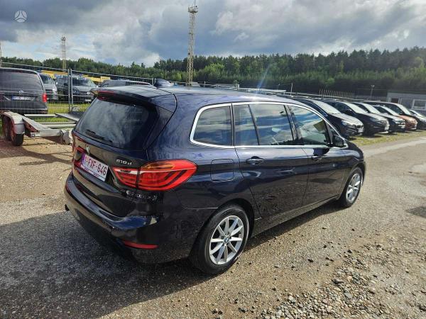 Blue BMW 218 Gran Tourer 2016 in Vilnius, with an engine capacity of 2.00 L and mileage of 221 thousand km for 7950 €, photo 4 on AUTOMOTO.COM.LV